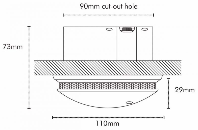 LIF5800ACF – 240V FLUSH SMOKE ALARM | PSA Products